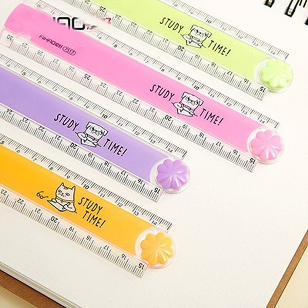 3pc random 30CM Study Time Color Folding Ruler Multifunction DIY ...