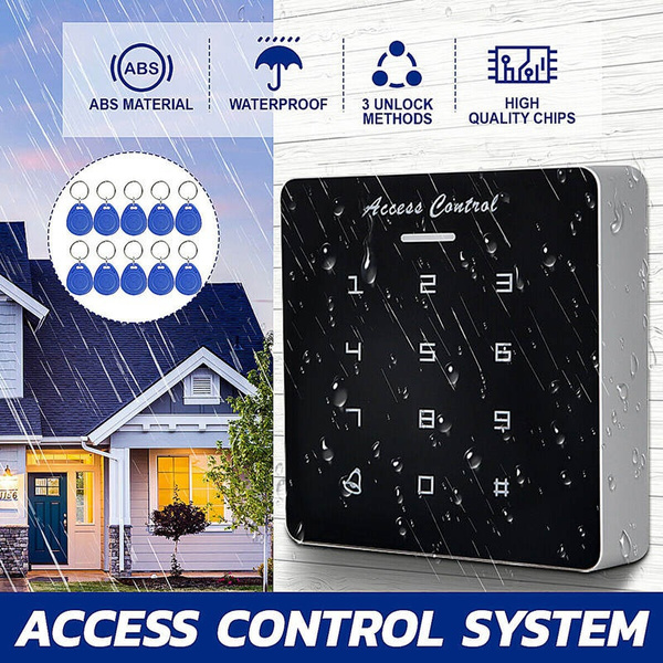 Mini Door Access Control System RFID Card Password Access Controller Keypad Machine Controller ...