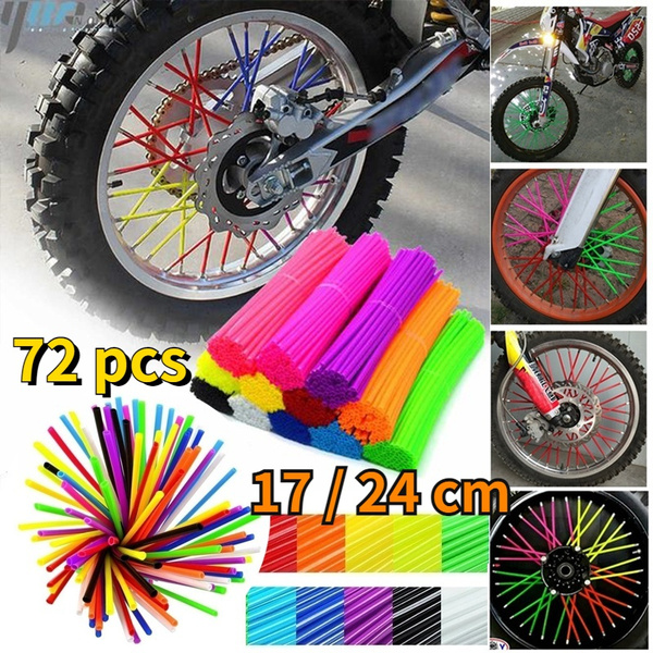 17cm / 24cm Universal Bike Motocross Rims Skins Covers Wraps Wheel ...