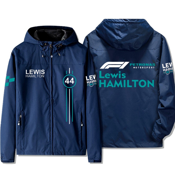 New F1 Petronas Racer Lewis Hamilton Racing Jacket Hoodie Fans ...
