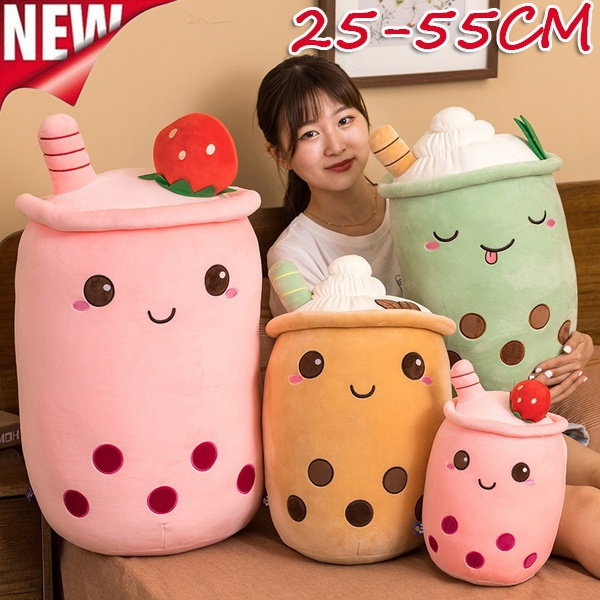 New Upgrade 23/35 Cm Bubble Tea Milk Tea Plush Toy Boba Milk Boba Tea ...