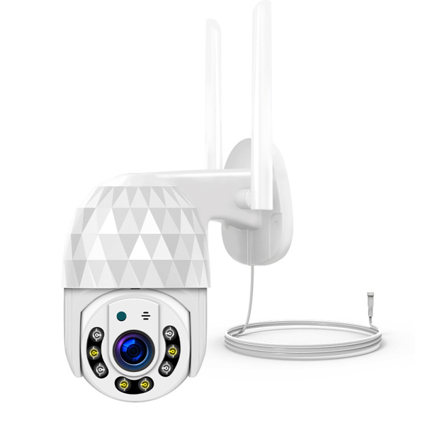 100W 8LEDS PTZ Outdoor Infrared Night Vision Waterproof Camera Alarm ...