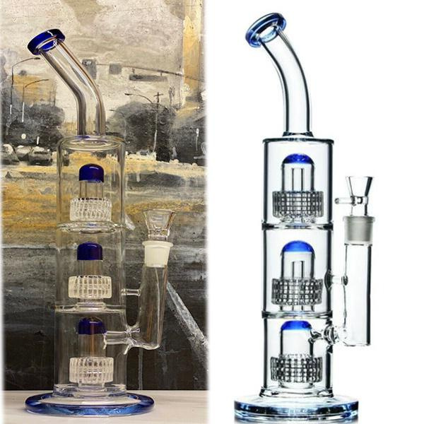 13inchs Big Gravity Glass Dab Rigs Recycler Water Pipes Matrix Perc ...