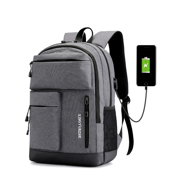 Casual Business Men Computer Backpack Light Laptop Bag Waterproof ...