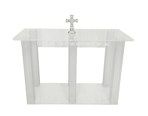 Clear Acrylic Plexiglass Church Holy Communion Cross as a prop is NOT ...