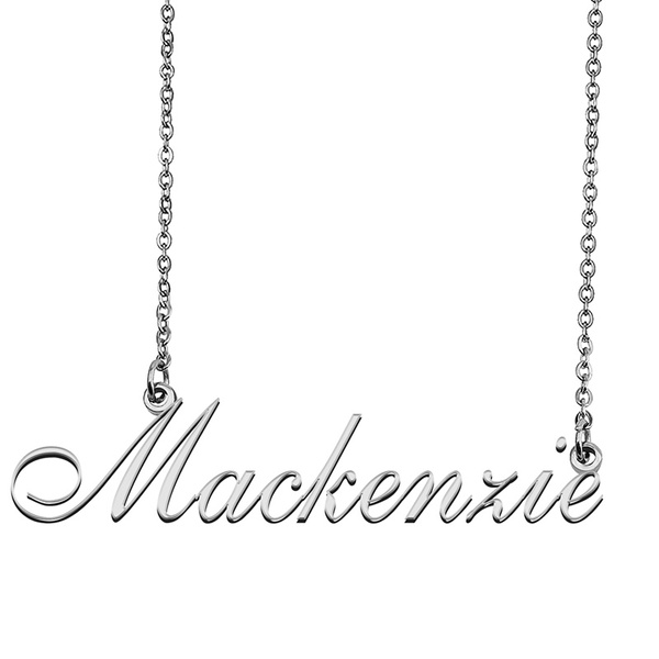 Mackenzie Name Necklace for Mackenzie Friends | Wish