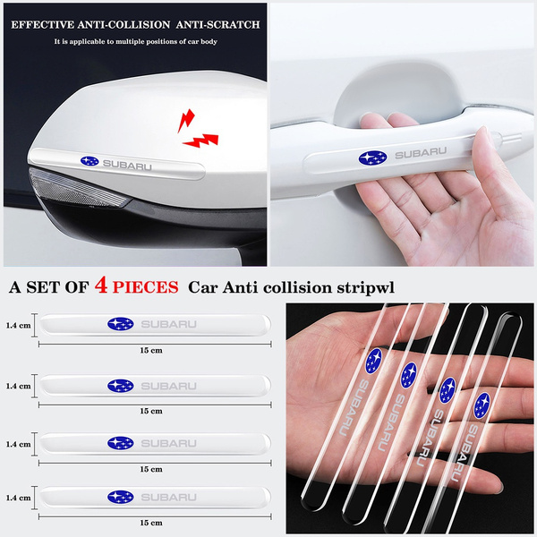 4Pcs/set Auto Car Side Door Handle Protector Handle Protective Strip ...