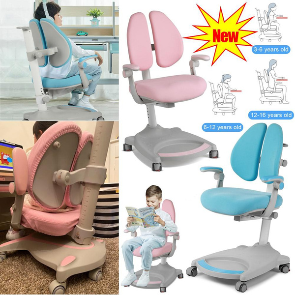 Ergonomic Kids Learning Chair Adjustable Height Children Study Armchair ...