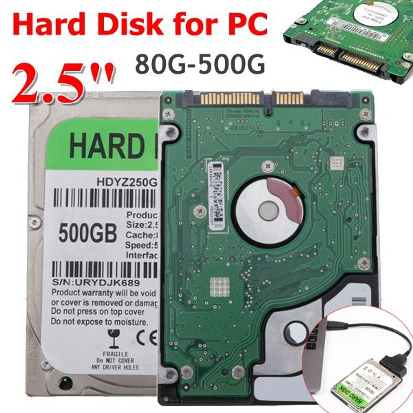 【2022 New】Internal HDD 2.5 inch SATA III 5400 RPM Hard Drive for Laptop ...
