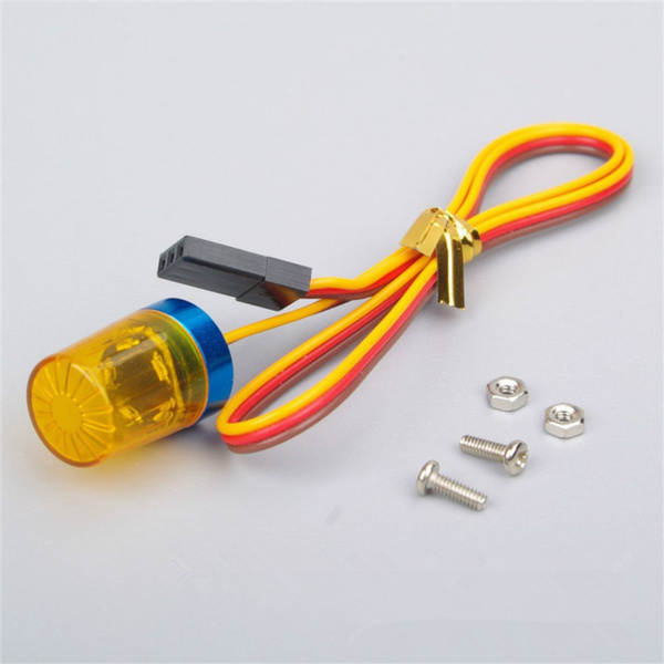 13x18mm LED Flash Rotation Flashing Light Yellow Project lights for 1: ...