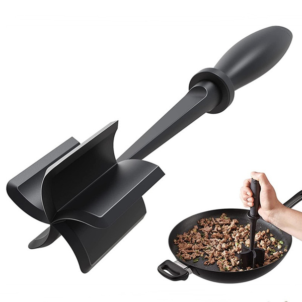Multifunctional Heat Resistant Meat Masher ABS Chopper Ground Meat ...