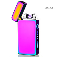 New Zinc alloy Windproof Electric USB Lighter Rechargeable Arc ...