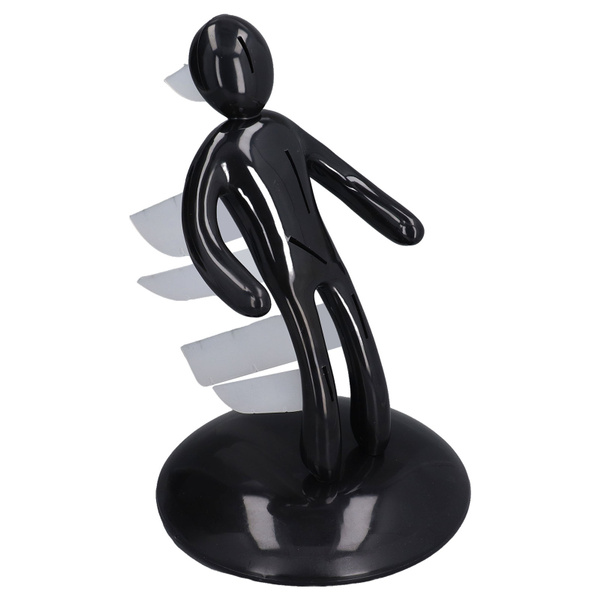 Black Human Body Knife Holder Plastic Knife Block Hollow Stab Body ...