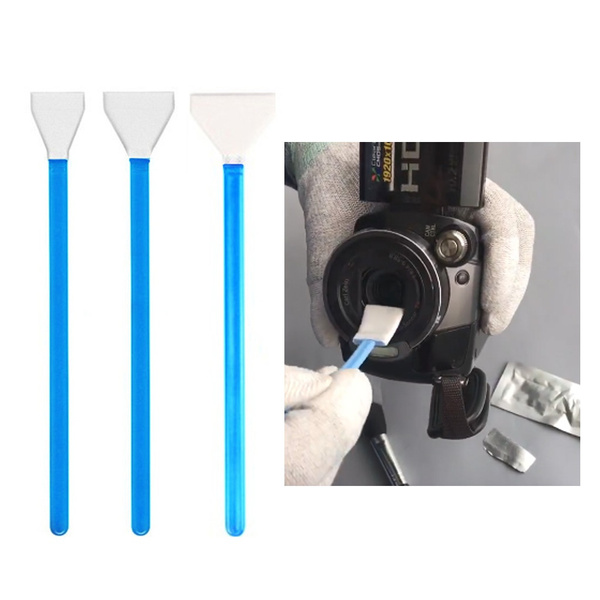 10pcs Wet Sensor Cleaning Kit Cleaner Swab for Digital Camera's CCD ...