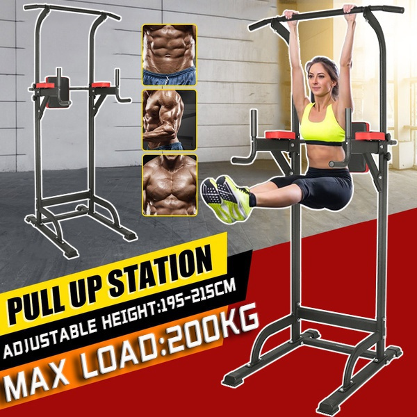 Newest Multi-Function Power Tower Adjustable Height Pull Up Station ...