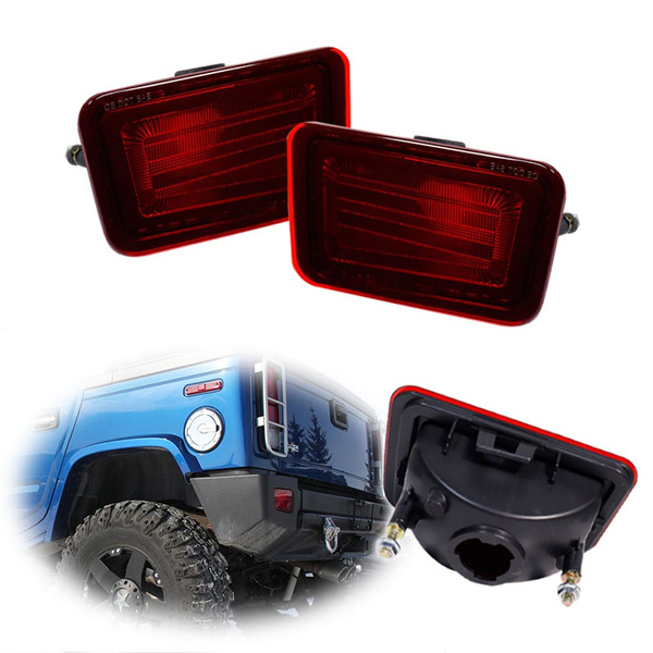 OE-Spec Red Lens Rear Bumper Reflectors Tail Light Housing For 2005 ...