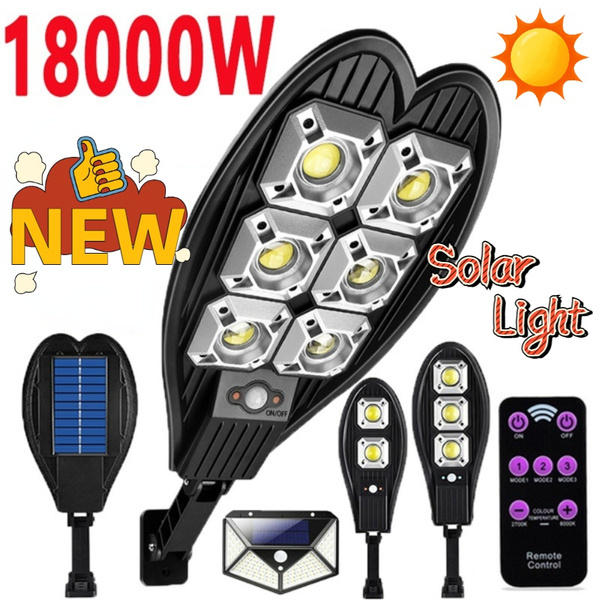 3/2/1Pcs COB LED solar outdoor street light, 18000W/9000W/5000W/500W ...