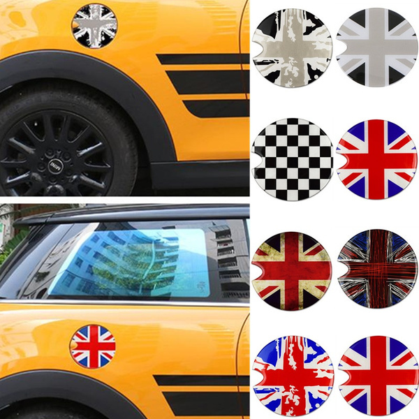 Gas Fuel Tank Cap Vinyl Cover Sticker Decals Decoration For Mini Cooper ...