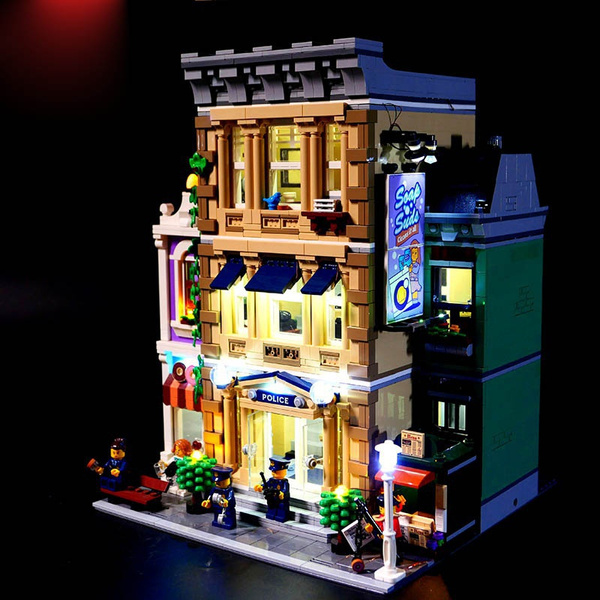 USB Light Kit for LEGO Police Station 10278 Brick Building Set Blocks ...