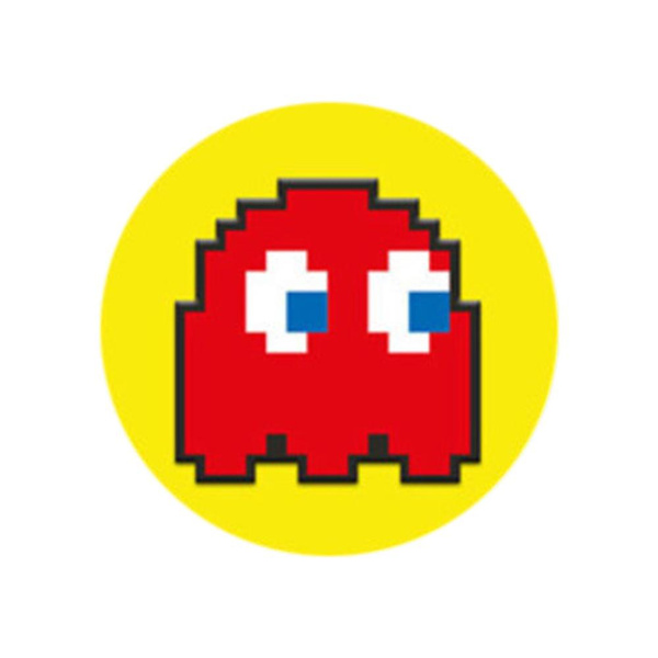 Pac Man Enamel Blinky Button | Wish