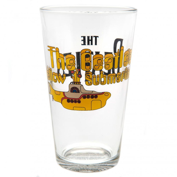 The Beatles Large Glass Yellow Submarine | Wish