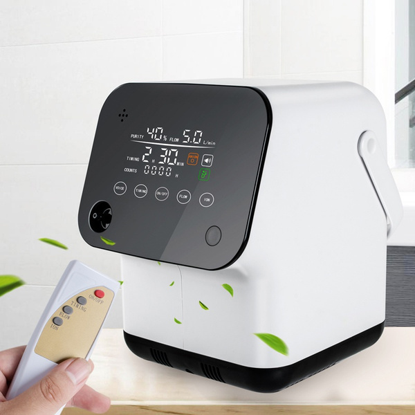 High Quality Portable Intelligent Voice Full Touch Screen Oxygen Concentrator 1-7L/min ...