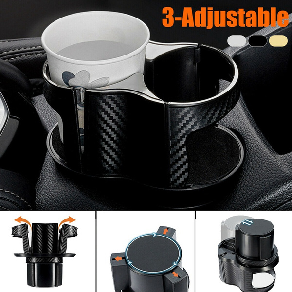 Universal Rotatable Adjust Car Center Console Double Drink Holder Water ...