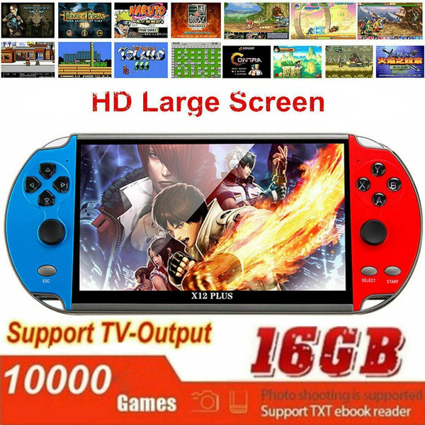 Game Consoles - X12 Plus 7" 16GB - X7 Plus 5.1" 8GB - Retro Handheld ...