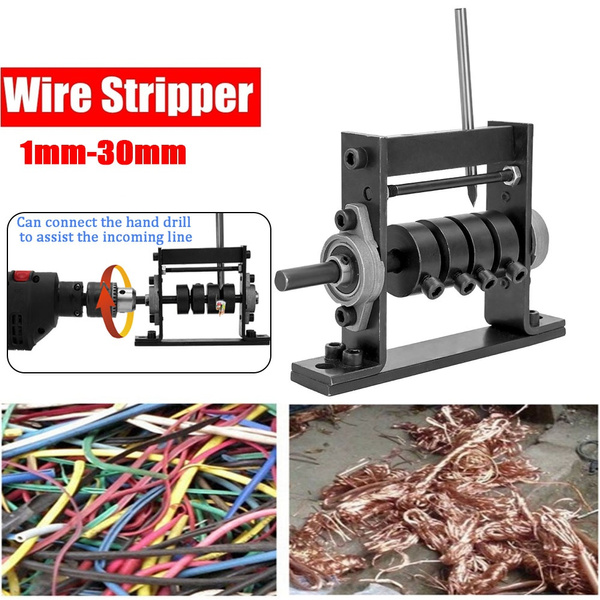 Manual Portable Wire Stripping Machine Scrap Cable Peeling Machines ...