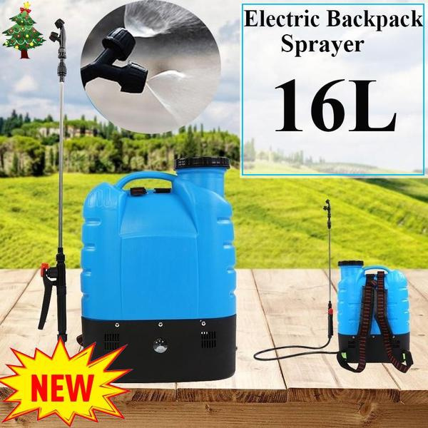 110V-220V 16L Battery Powered Electric Backpack Spraying Pump, High ...