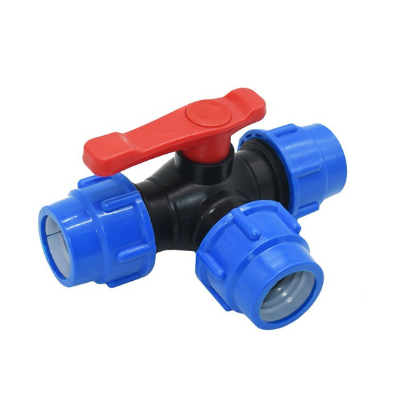 20/25/32/40/50/63mm PVC PE Tube Tap Tee Water Splitter 1/2 3/4 1" 1.25 ...