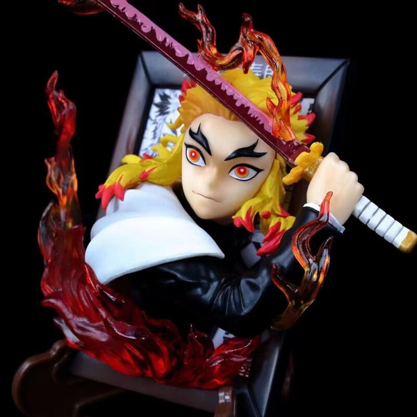 Demon Slayer Anime Figures Rengoku Kyoujurou 3D Photo Frame Collection ...