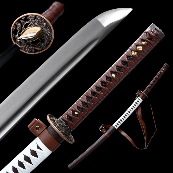 Ninja Katana All Tang Hand Forged Super Sharp Practical Knife Bushido ...