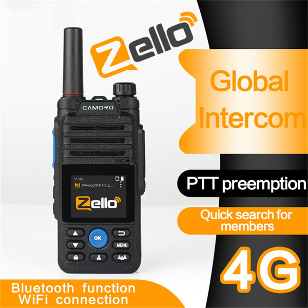Free Headset Network Zello Walkie Talkie Long Range 6800mAh Transceiver ...