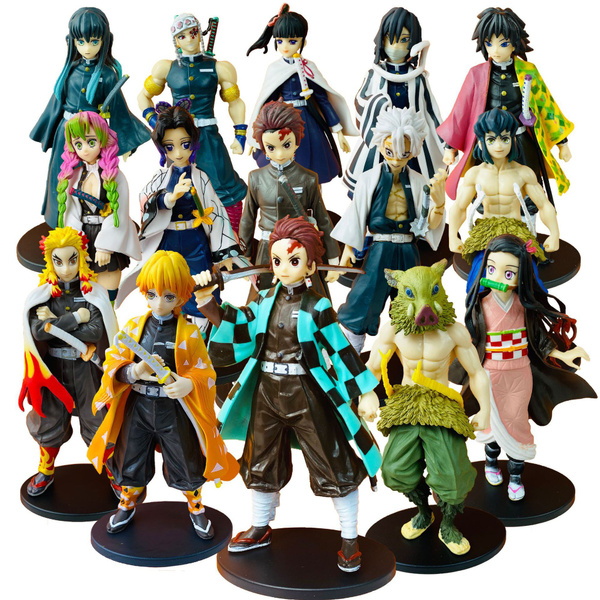 12pcs / Full Set Demon Slayer Figure High-quality Kamado Tanjirou ...