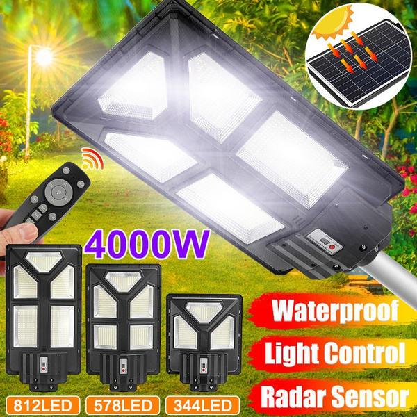 Super Bright LED Solar Street Light, Timing Control+Light Control ...