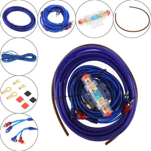 6 Gauge Amplifier Kit Amplifier Install Flexible Wiring Complete 4 Ga ...