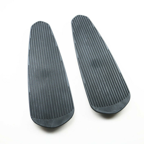 Black Rubber Rider Footboard Footrest Foot Peg Pad for Indian Chieftain ...