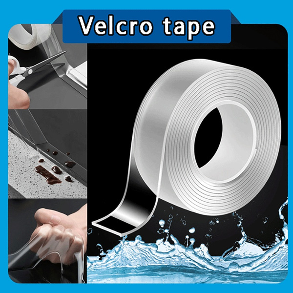 2022 Hot Sale Transparent Double-sided Adhesive Nano Velcro 1/2/3/5 M ...