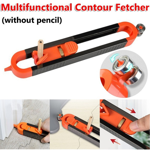 Multifunctional Radian Ruler Profile Scribing Contour Gauge Ruler with ...