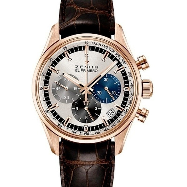 ZENITH Men's Watch Fashion Brand Luxury Military High-end Leather ...