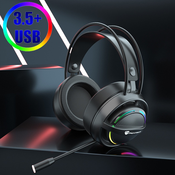 Gaming Headset with Microphone Switch Fone Gamer Stereo Surround Sound ...