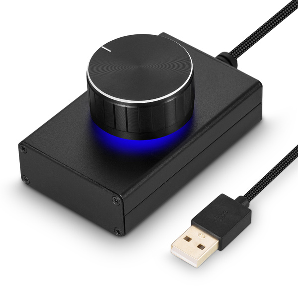 Mini USB Volume Controller for Computer Speaker One Key Mute Lossless ...