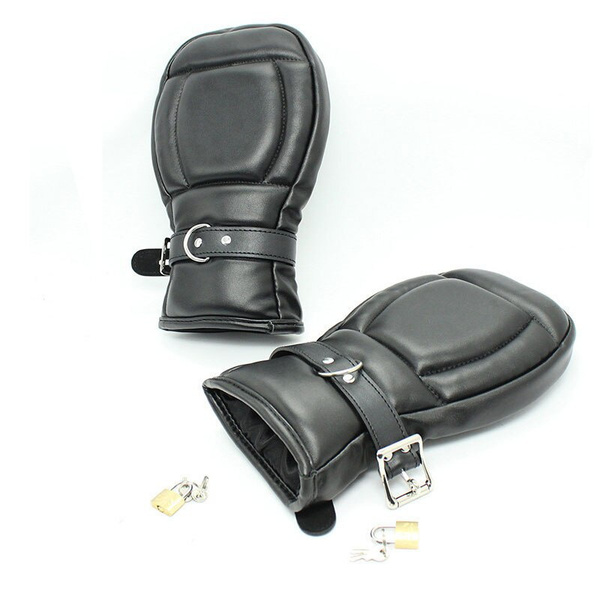 Bondage Fetish Paddle Mittens Lockable Gloves Dog Paw Palm | Wish