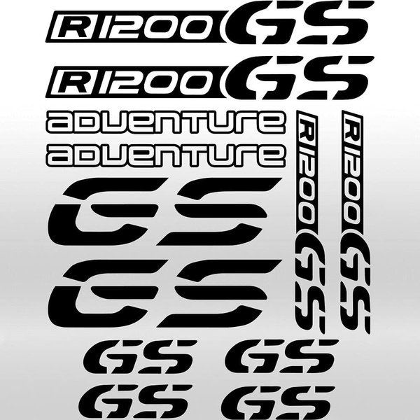 Adventure Fairing R1200GS Motorcycle Vinyl Stickers Decals Kit For BMW ...