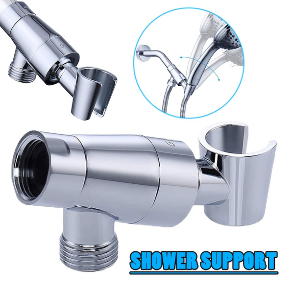 Metal Wall-mounted Adjustable Shower Arm Universal Handheld Shower Head ...