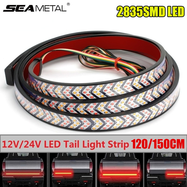 47"60" Inch LED Truck Light Bar Tail Gate Turn Signal Brake Tail ...