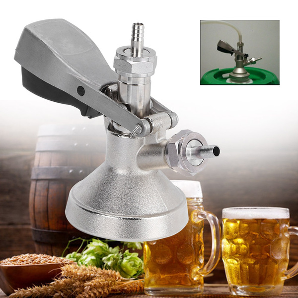 Stainless Steel G-Type Keg Coupler Beer Dispenser Connector Dispensing ...