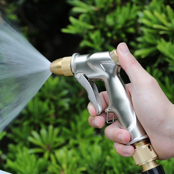 1PC/2PCS Garden Hose Nozzle Heavy Duty Metal Handheld Water Nozzle ...