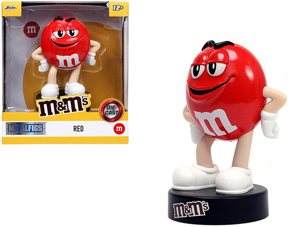 Red M&M's 4.5" Diecast Figurine "Metalfigs" Series by Jada | Wish